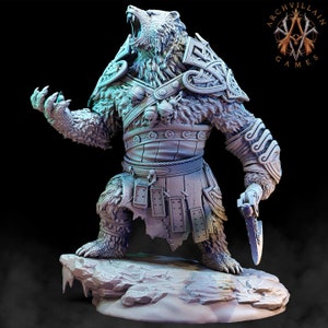 Bearkin Warriors 10 Sculpts Unpainted Mini for Ttrpgs D&D, Dnd ...
