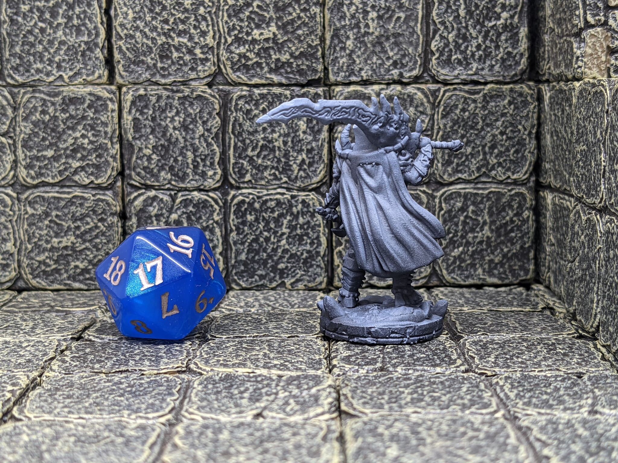 Wulgreth Unpainted DnD Mini Death Knight Revenant Role Playing ...