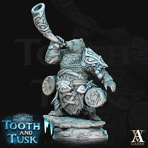 Bearkin Warriors 10 Sculpts Unpainted Mini for Ttrpgs D&D, Dnd ...
