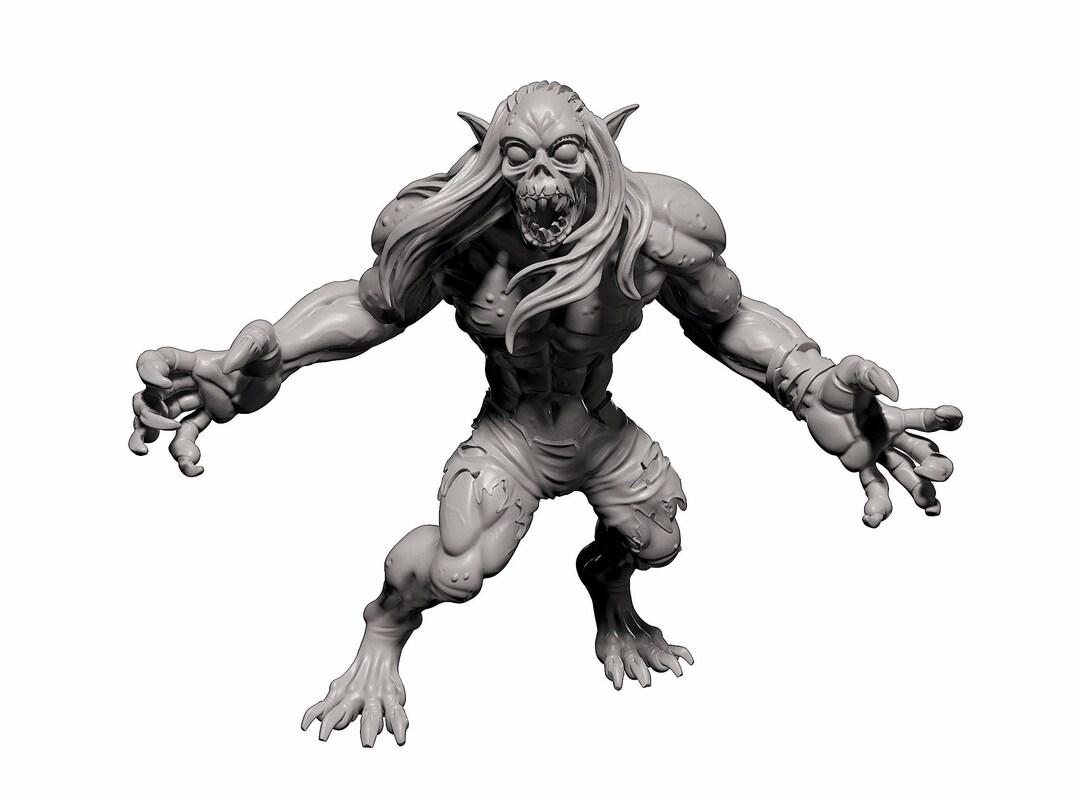 Ghoul King / Unpainted Mini for Tabletop Rpgs D&D, Dnd, Dungeons and ...