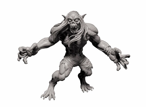 Ghoul King / Unpainted Mini for Tabletop Rpgs D&D Dnd - Etsy