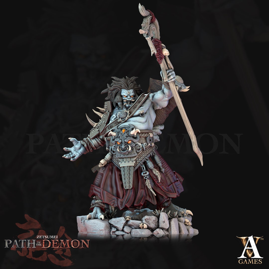 Shuten Oni Demon / Undead Oni 4 Sculpts - Etsy