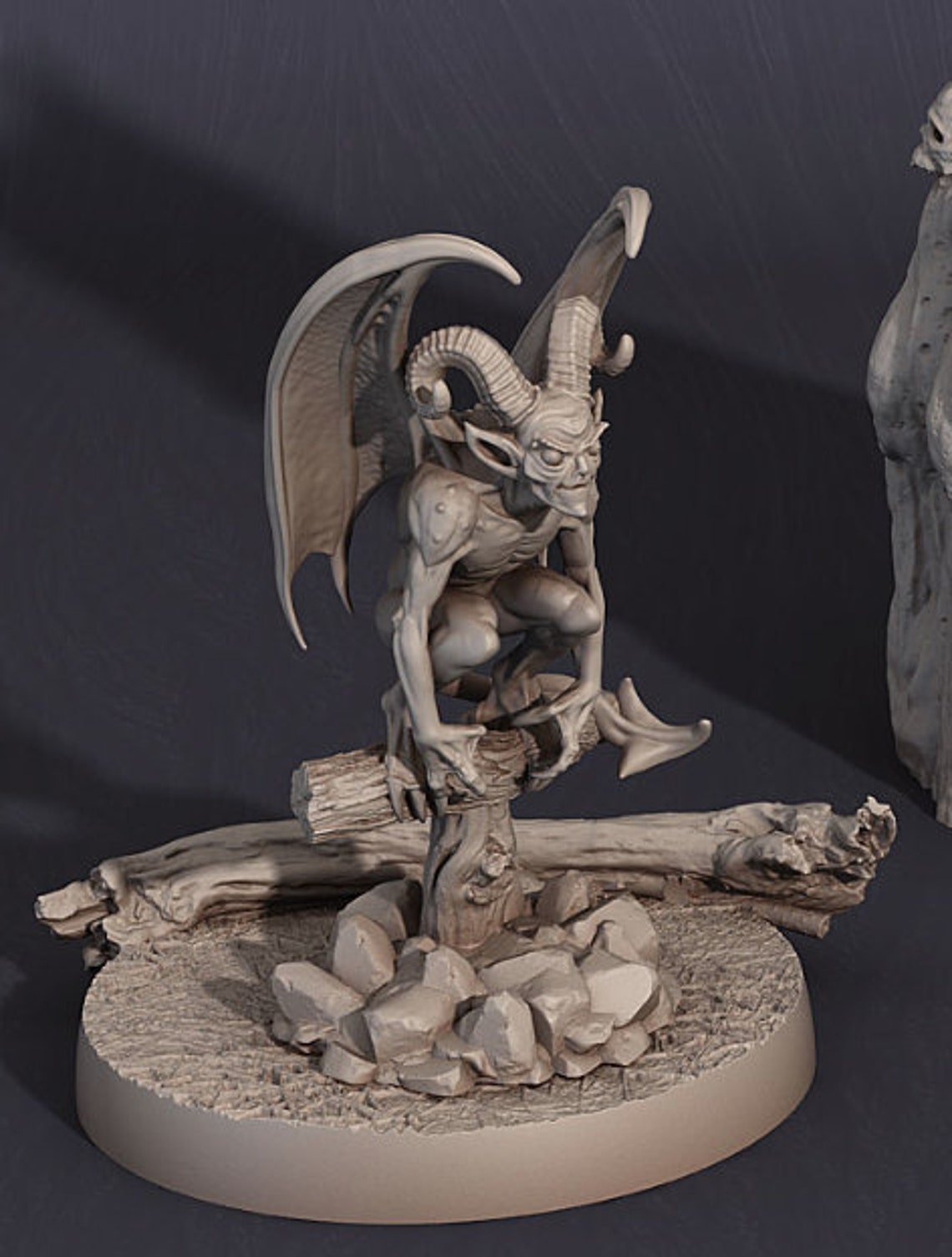 Imp Familiar Unpainted Mini for TTRPGs D&D DnD Dungeons | Etsy