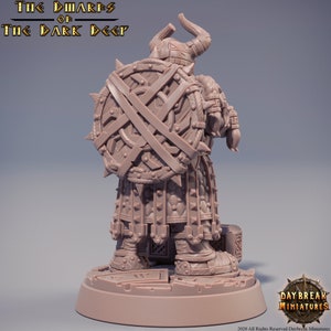 Ukko Hakka Dwarf Fighter / Paladin Unpainted Mini for - Etsy