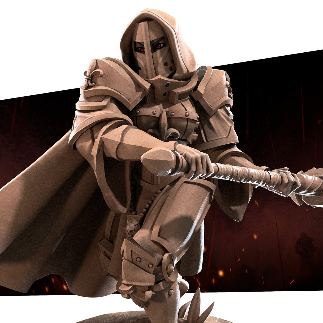 Diana, the Enforcer Sisters of Battle Unpainted Mini for Ttrpgs D&D ...