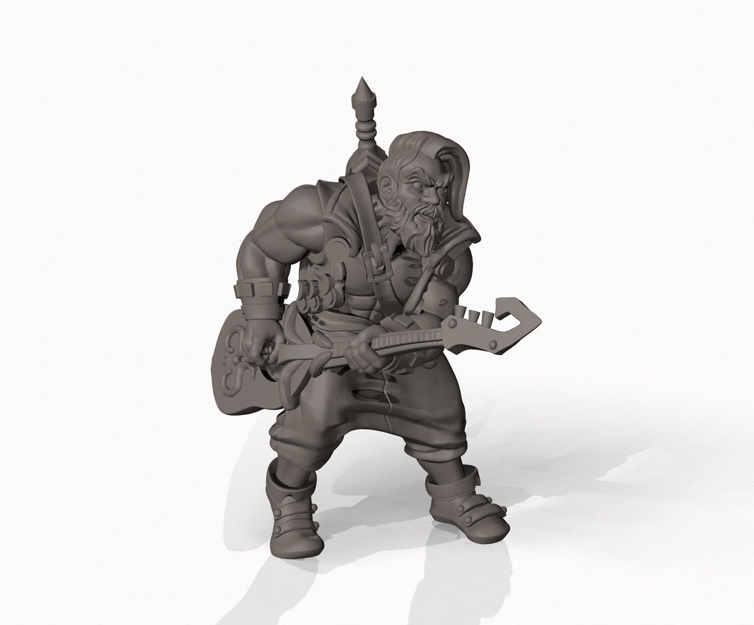 Human Bard Unpainted Mini for Tabletop Rpgs D&D, Dnd, Dungeons and ...