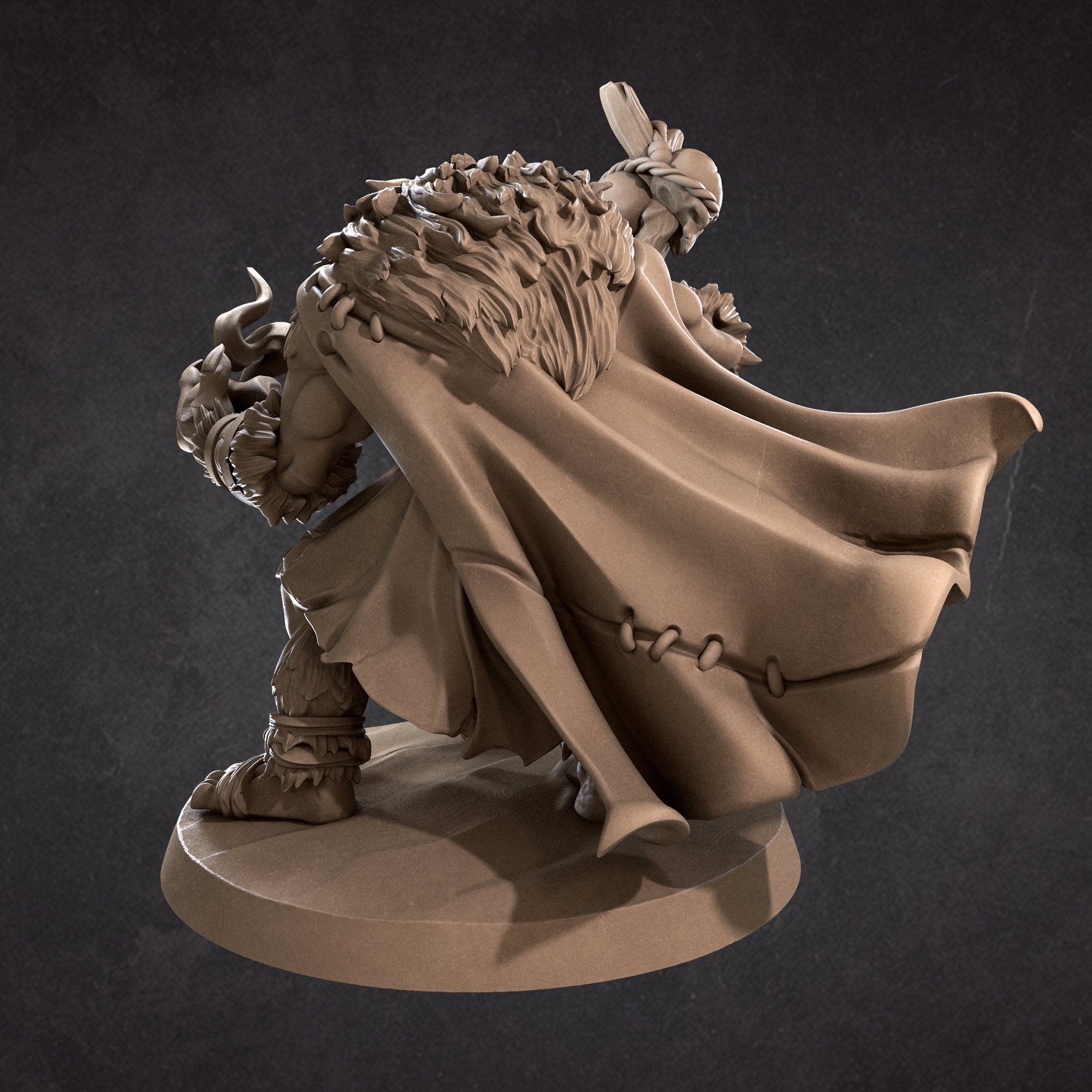 Bugbear Wizard / Druid 32mm Scale Unpainted Mini for | Etsy