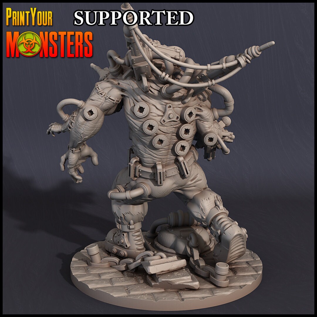 The Abomination Unpainted Mini for Ttrpgs D&D Dnd - Etsy