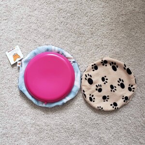 Kitties on Blue Large Fleece Round Disc Snuggle Safe Lined Cover - Etsy