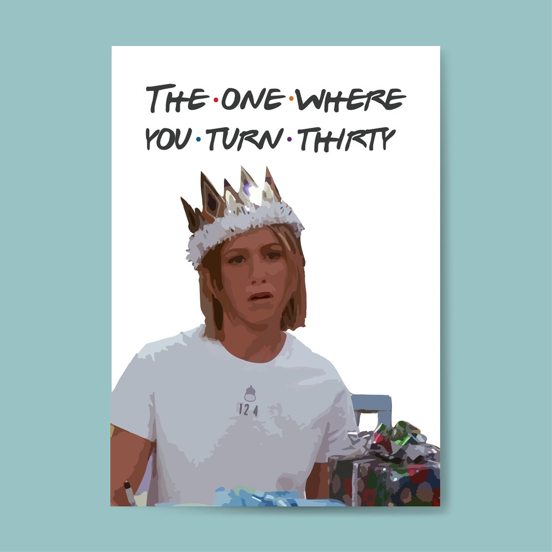 Friends 30th Birthday Card - Etsy