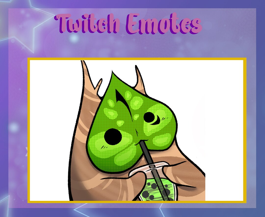 The Tea Emote Tree Spirit Twitch - Etsy