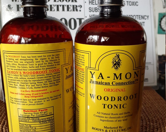 YA-MON Original Woodroot Tonic - 16oz Bottles - Etsy
