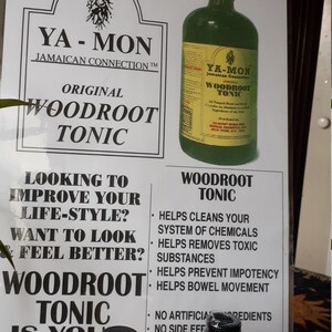 YA-MON Original Woodroot Tonic - 16oz Bottles - Etsy
