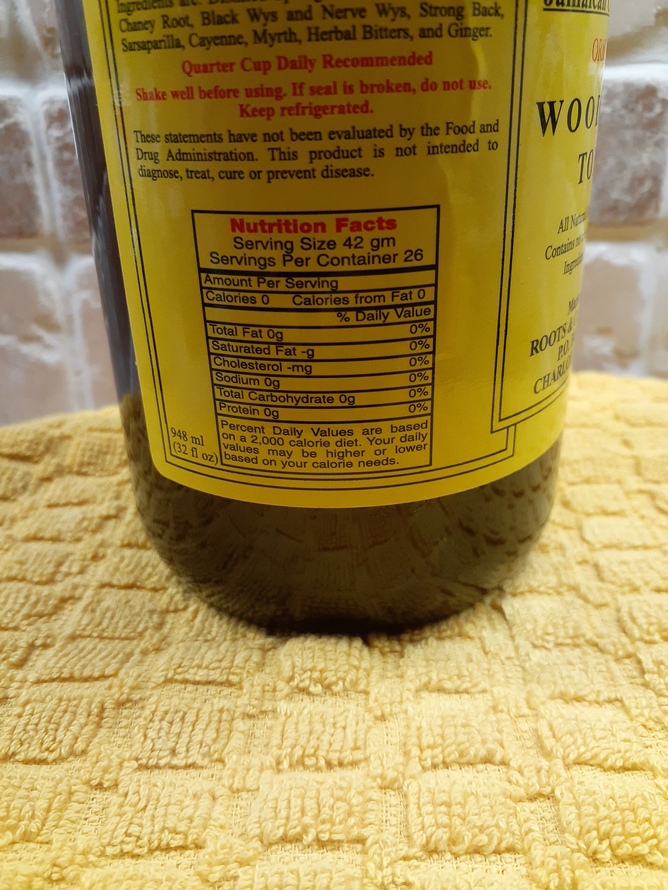 Ya-mon Woodroot Tonic 32 Oz Bottle - Etsy