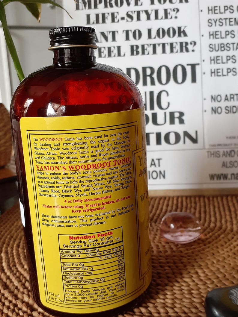 Ya-mon Woodroot Tonic 32 Oz Bottle - Etsy