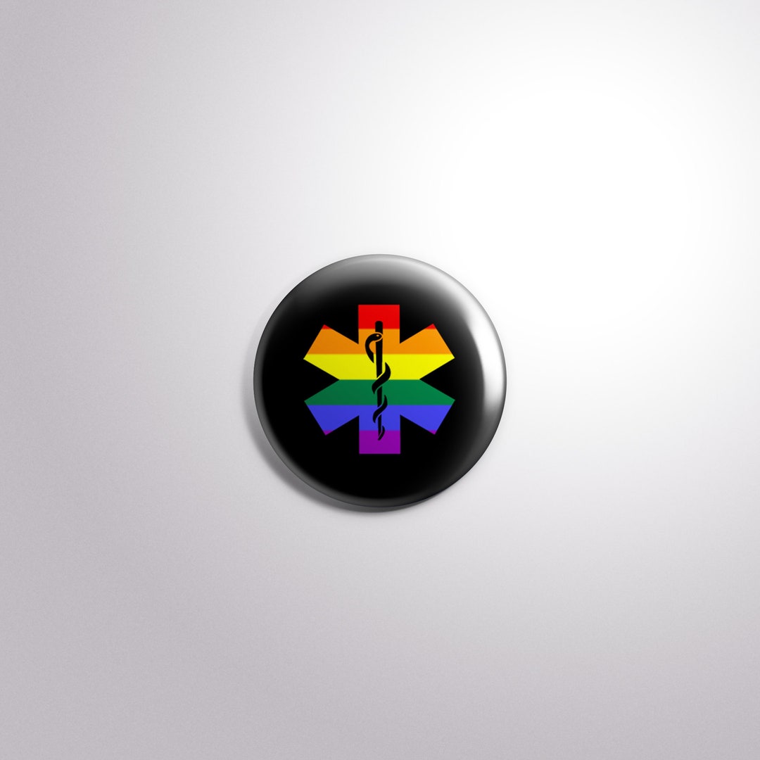 EMS Pride Pinback, 1 Inch/25mm - Etsy