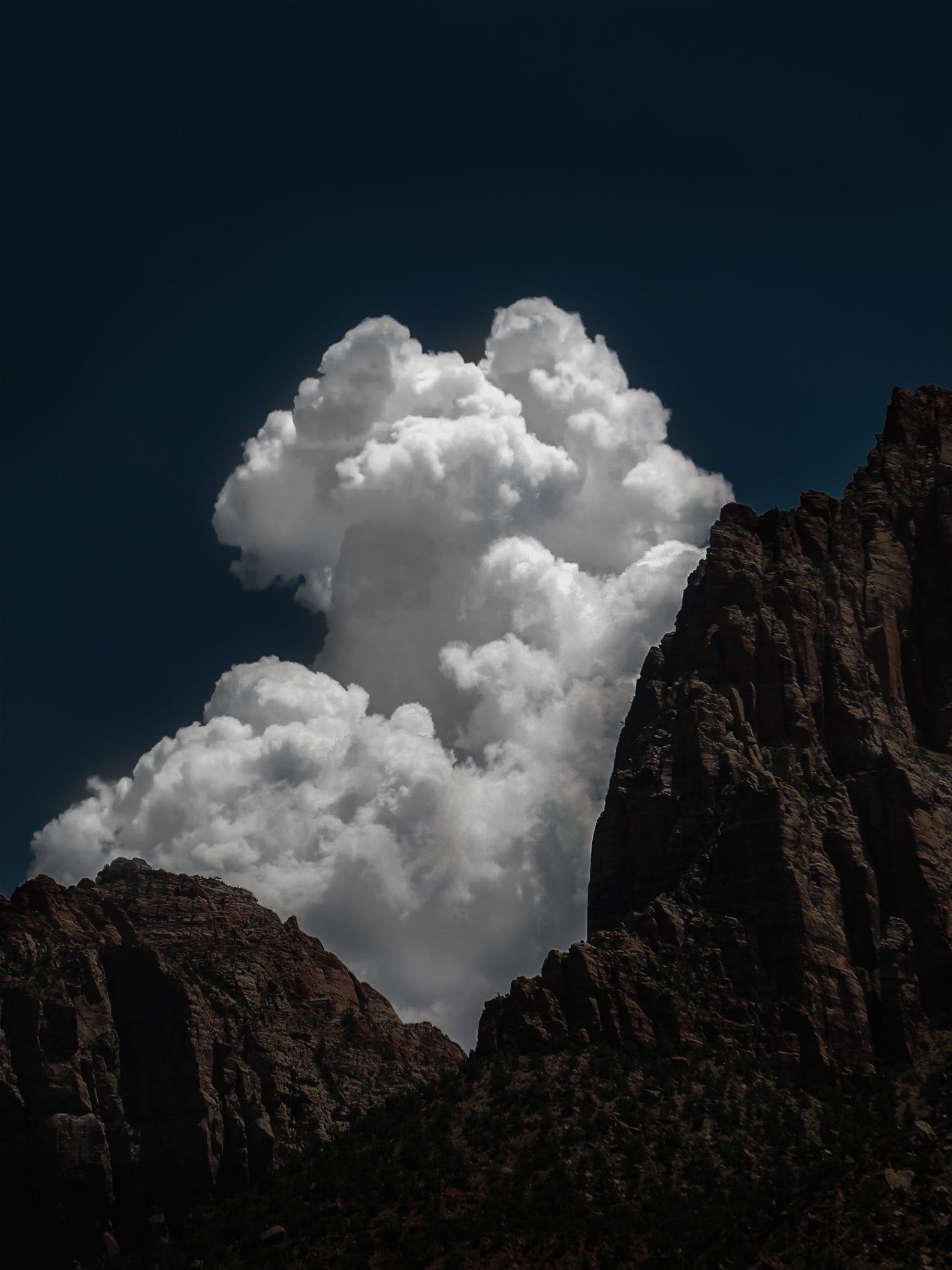 Zion Cloud Large Photo Print, Nature Photography, Wall Art - Etsy