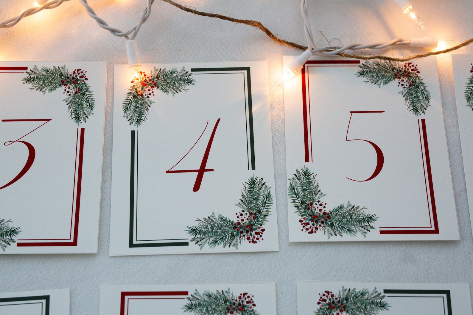 DIY VERSION Advent Calendar Card Set With Bible Scripture Verses in ...