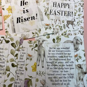 The Easter Story Verse Cards Printable Set Easter Gift Easter ...