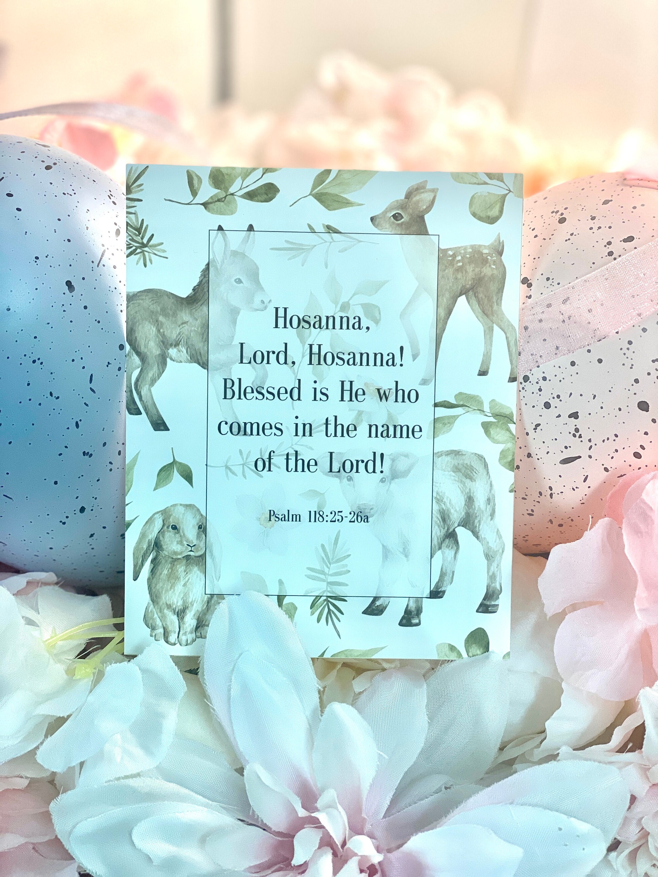 The Easter Story Verse Cards Printable Set Easter Gift - Etsy