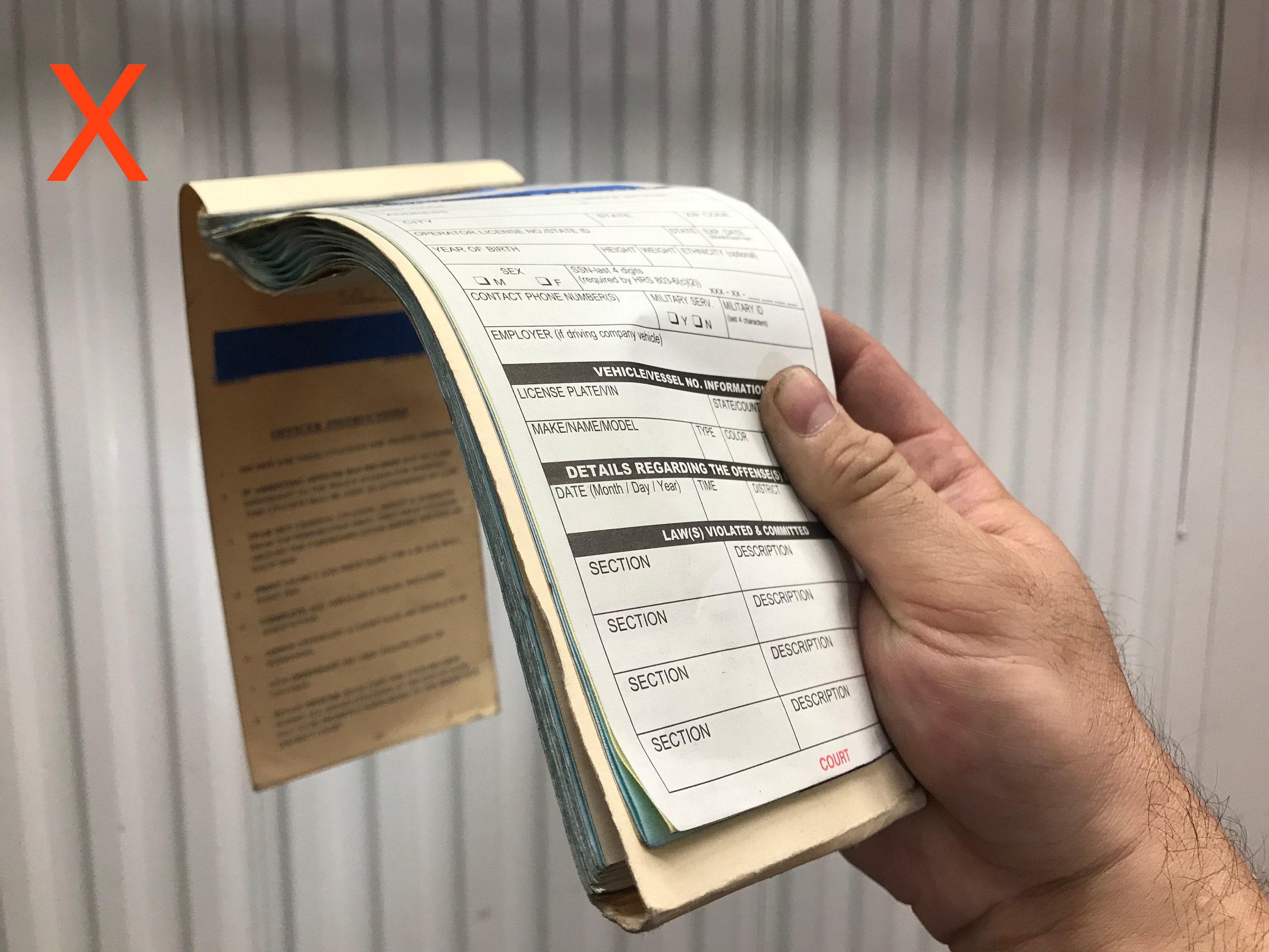 Citation Book Mini Clipboard for Police / Law Enforcement Tag - Etsy