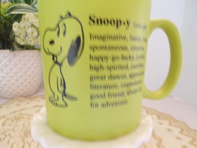 Snoopy and Lucy Peanuts Characters Hallmark Coffee Cup Mug 10 - Etsy