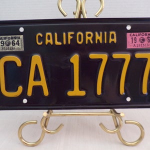 Vintage California Authentic License Plate 1964-1968 Collectable - Etsy