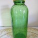 Vintage Cobalt Blue Flat Back Vase Handcrafted and Mouthblown Half ...