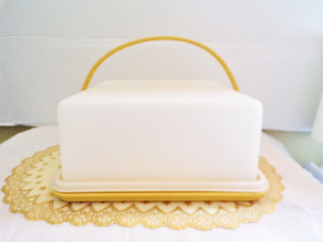 Tupperware Square Cake Keeper Carrier W Handle 12 X - Etsy