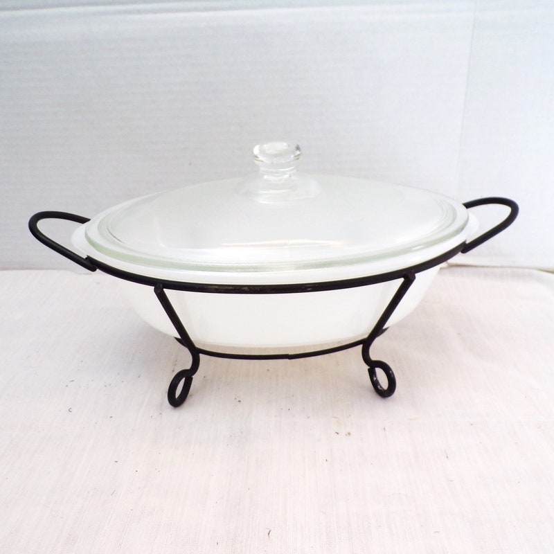 Glasbake Oval 1 Quart - Etsy