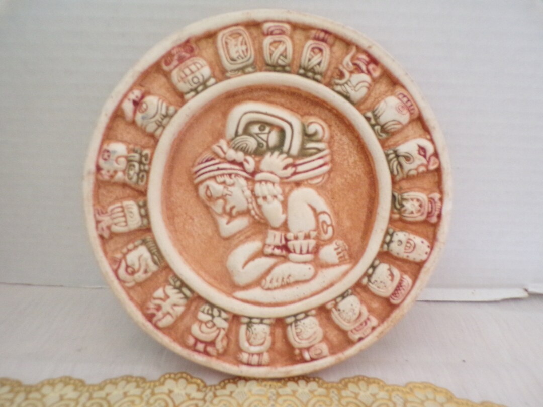 Mayan Zodiac Clay Wall Calendar Months of the Mayan Year, Astrology ...