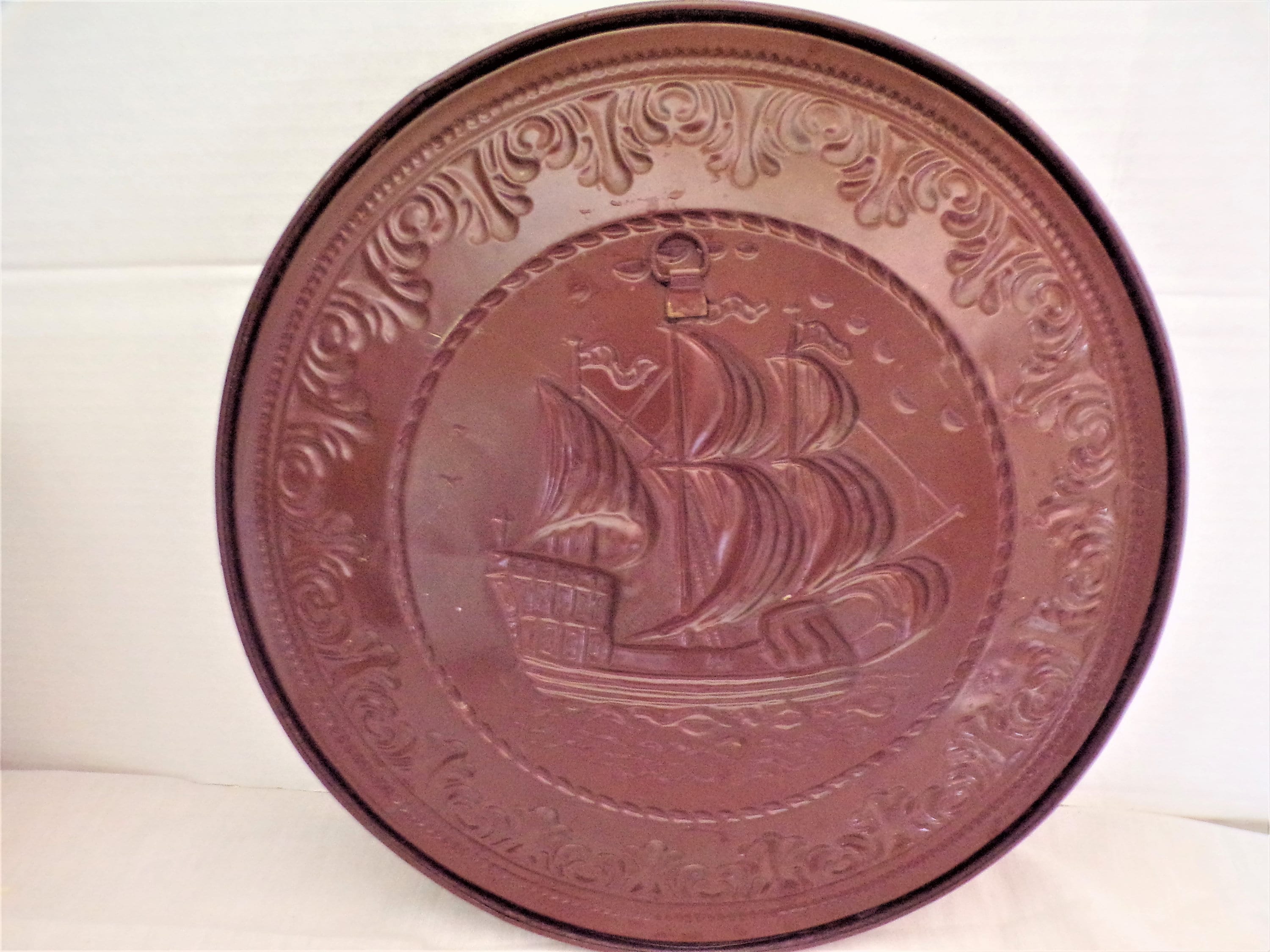 Metal Metal Clipper Ship Sail Boat Nautical Hanging Wall Plaque, 12 ...