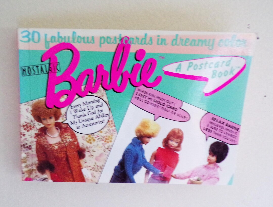 Nostalgic Barbie: a Postcard Book 30 Detachable Postcards Book, 7 X 5 ...