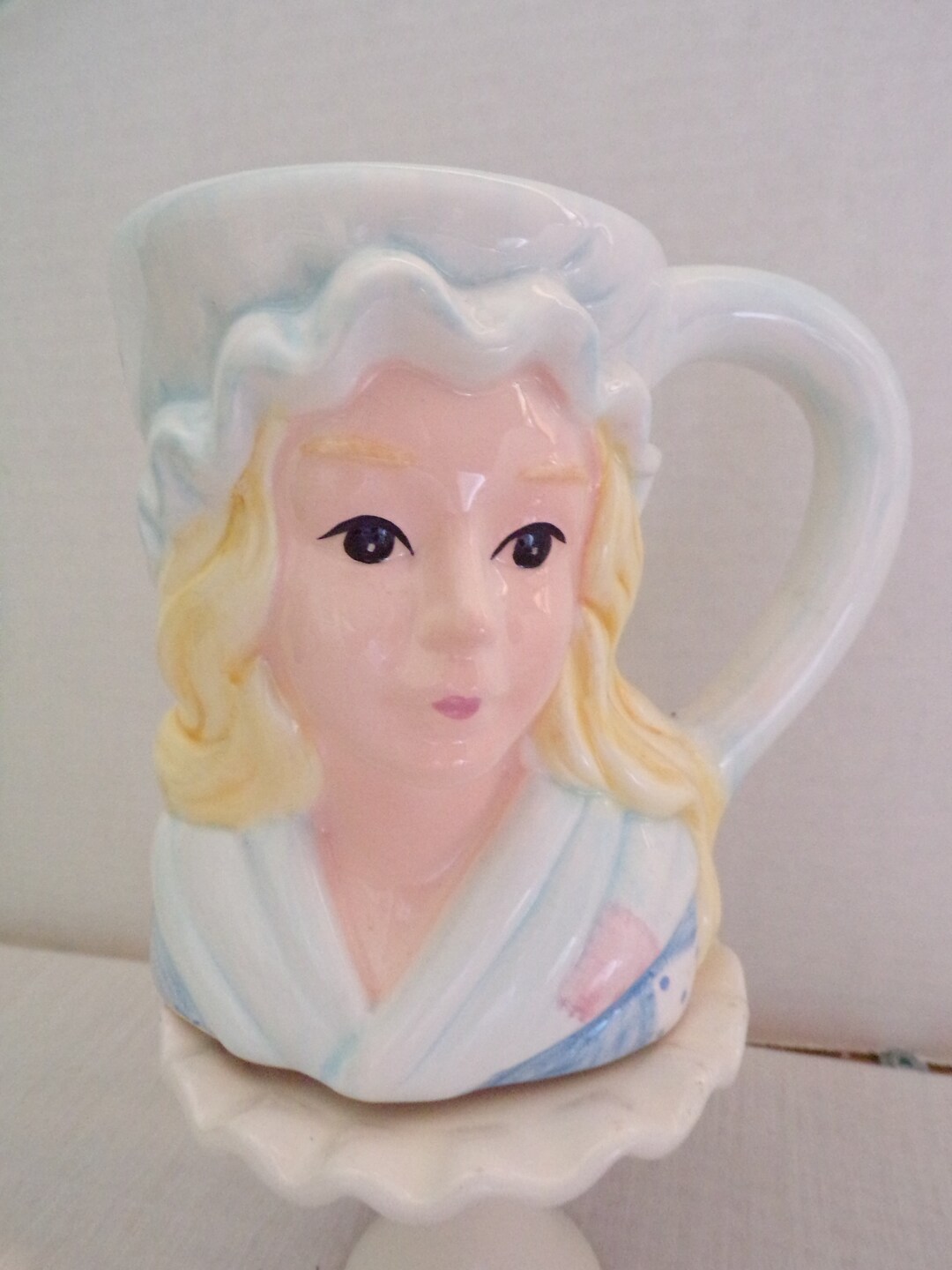 Vintage DISNEY CINDERELLA Ceramic Cup/head Vase Made by Applause, Rare ...