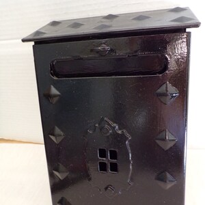 Antique MCKINNEY FORGED IRON Tudor Arts & Crafts Mailbox Complete With ...