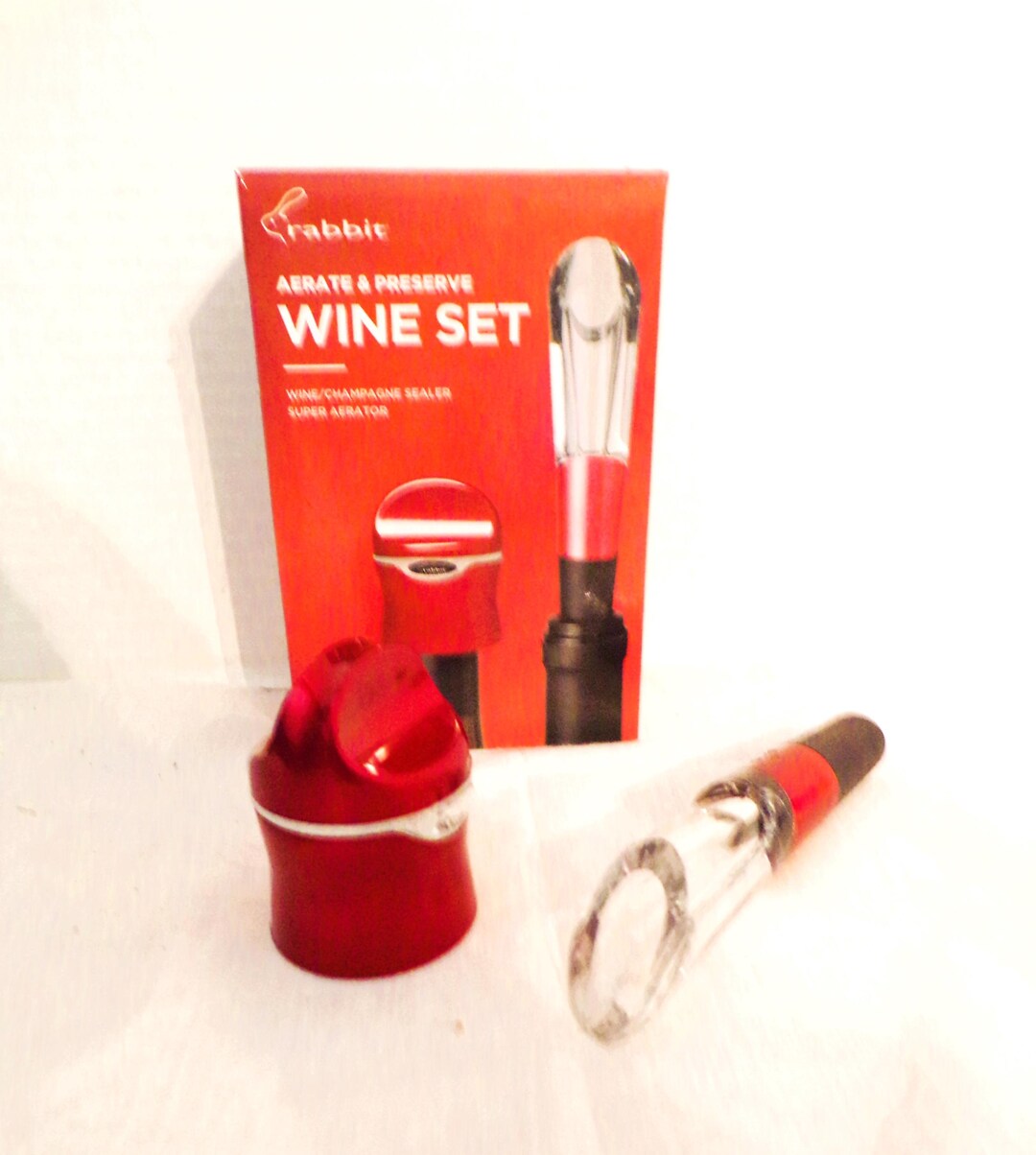 Wine Aerate & Preserve Wine Set NEW IN BOX Wine/champagne Sealer Super ...
