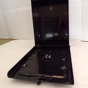 Antique MCKINNEY FORGED IRON Tudor Arts & Crafts Mailbox Complete With ...