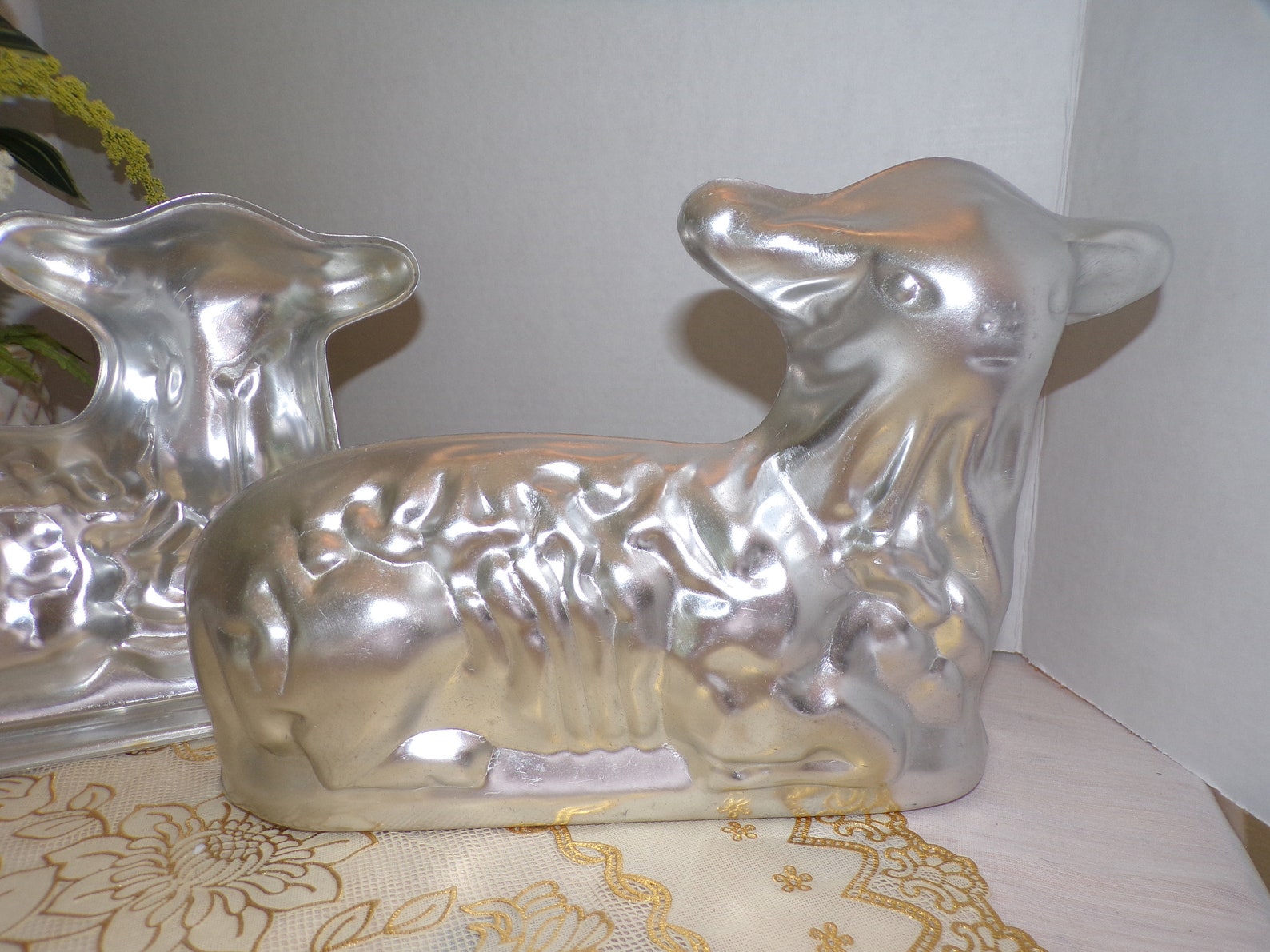 Vintage Wilton Cake Pans Raggedy Ann, Lamb, Lucky Horseshoe, Happy ...