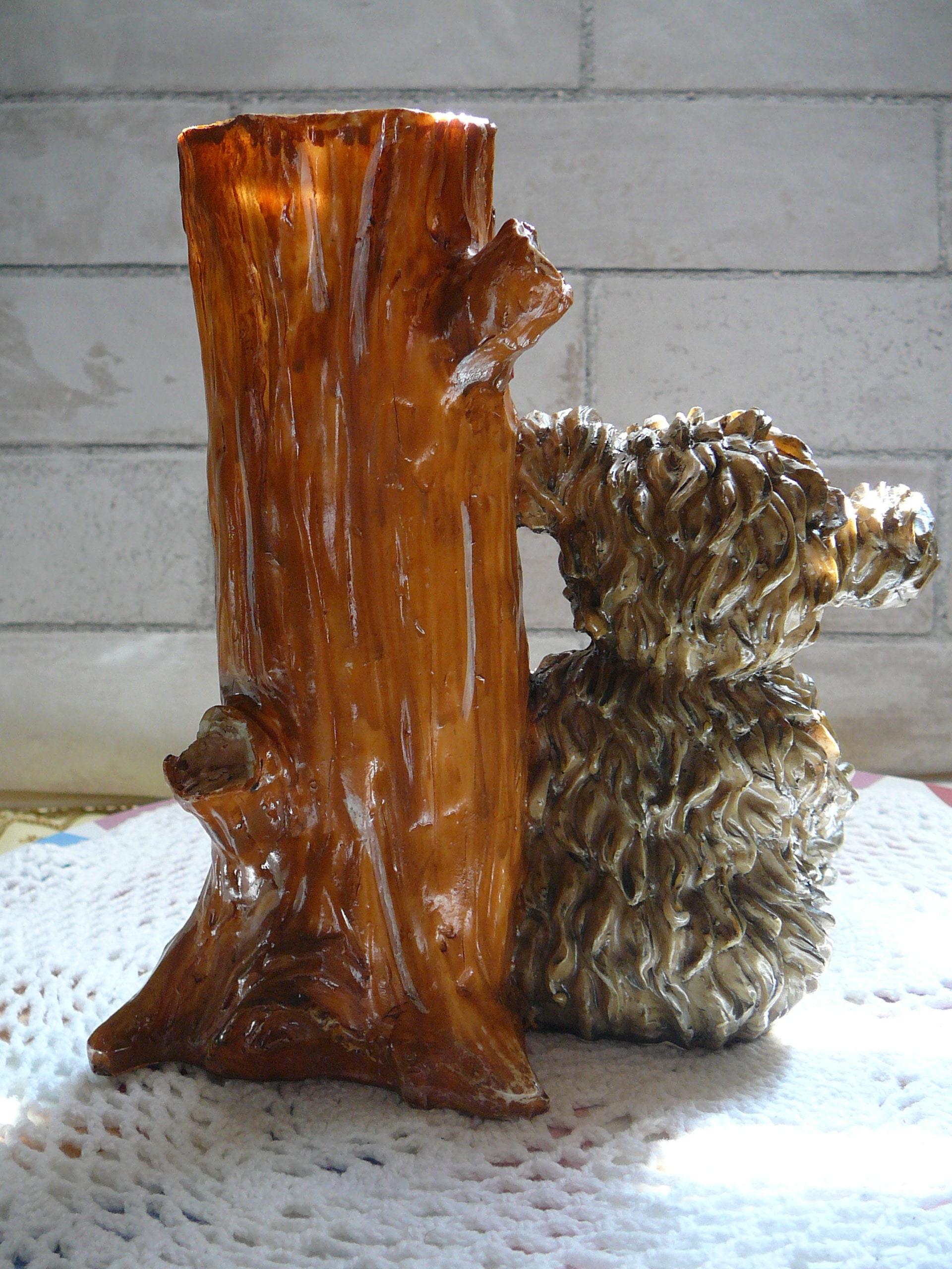 Vintage Nursery Baby Boy Cub Ceramic Flower Planter - Etsy