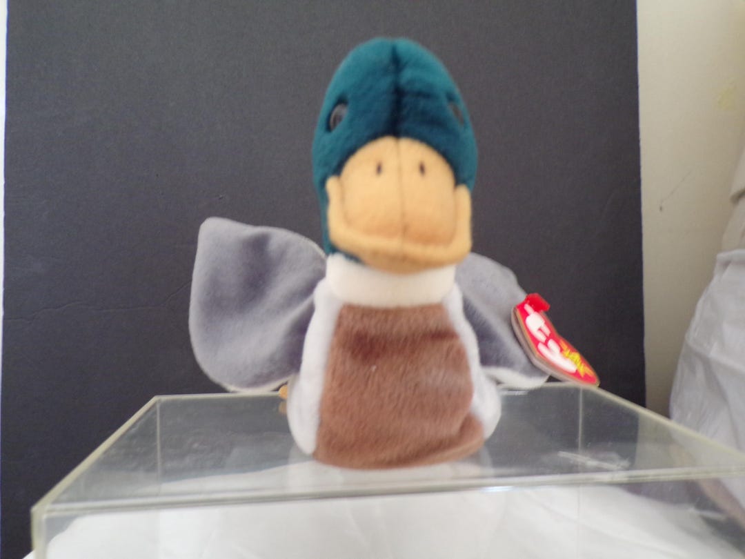 Vintage Ty Original Beanie Baby Jake the Drake Rare 1997 Retired With ...