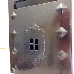 Antique MCKINNEY FORGED IRON Tudor Arts & Crafts Mailbox Complete With ...