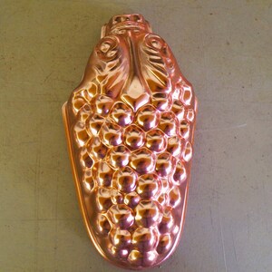 Vintage Aluminum Copper Color Jello Molds, Baking Pans, Cornucopia ...