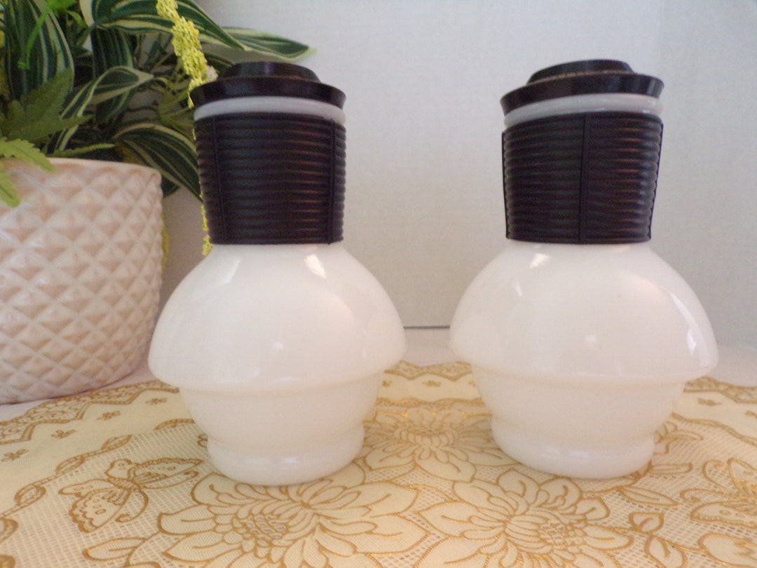 Vintage Glasbake Hottle Carafe/bottle Hot Water 12 Oz. With Insulated ...