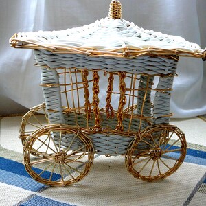 Vintage Stagecoach/chariot Handmade Polymer-coated Steel Wire - Etsy