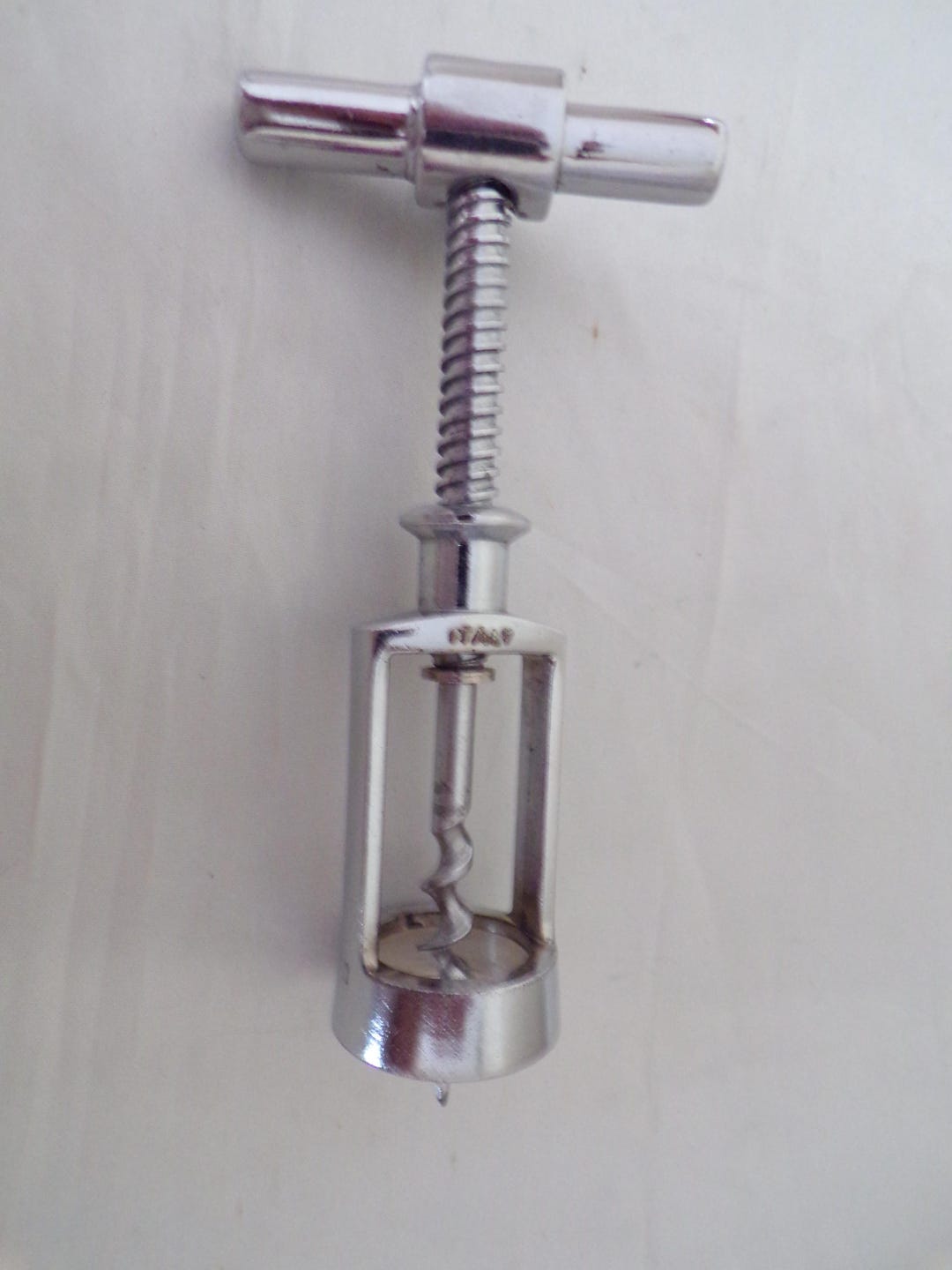 Vintage Wine Corkscrew Bottle Opener, Stainless Steel Made in Italy by ...