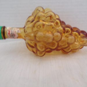 Italian Glass Grape Shaped Bottle, Bunch of Grapes Shape, Refillable - Etsy
