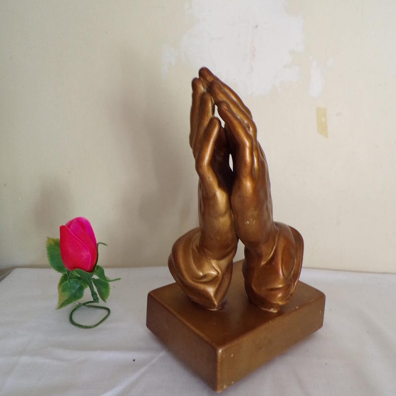 Praying Hands Statue - Etsy
