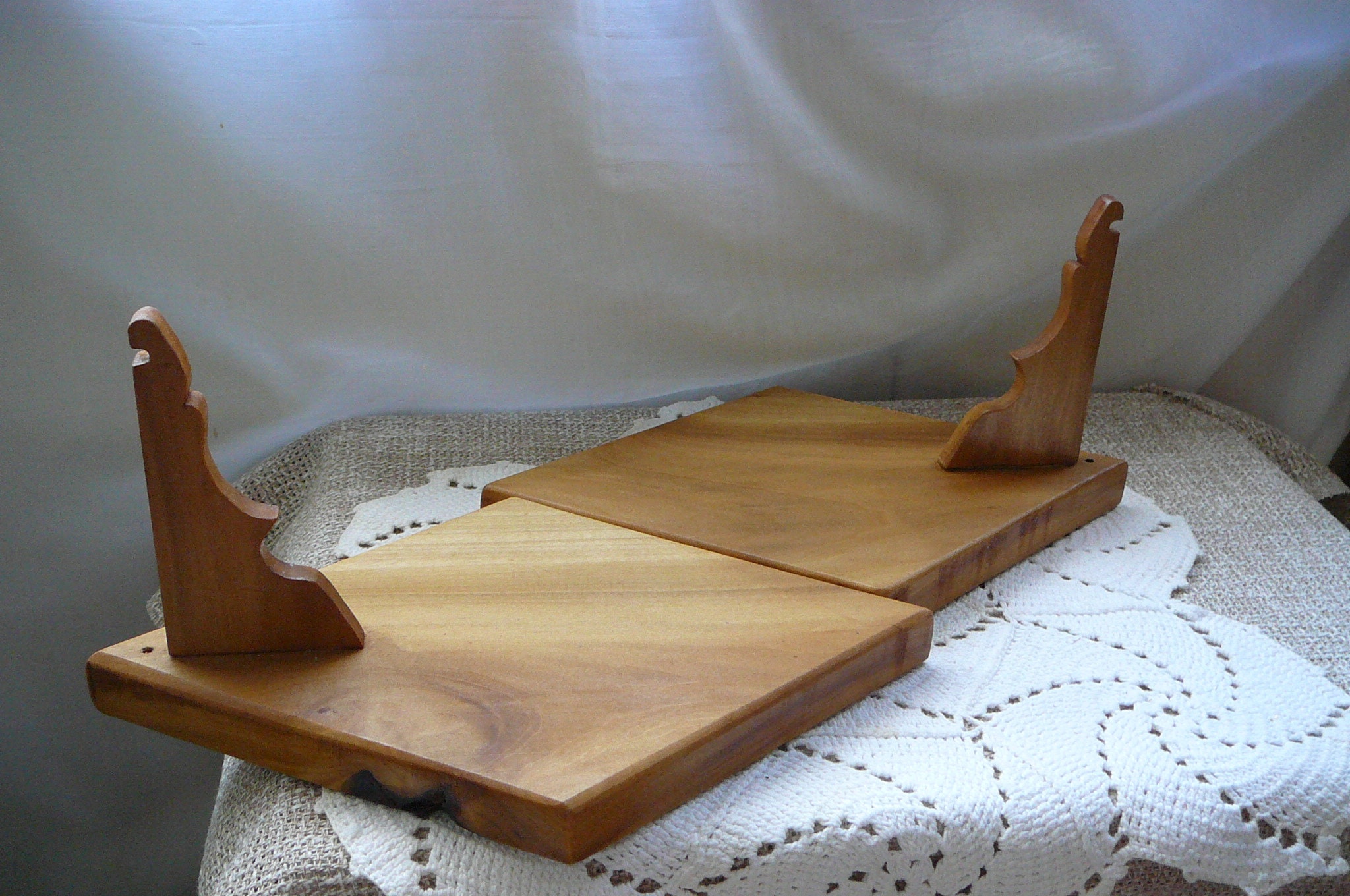 Vintage Homemade Wood Plaques With Plant Hanger | Etsy