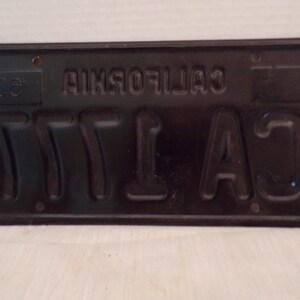 Vintage California Authentic License Plate 1964-1968 Collectable - Etsy