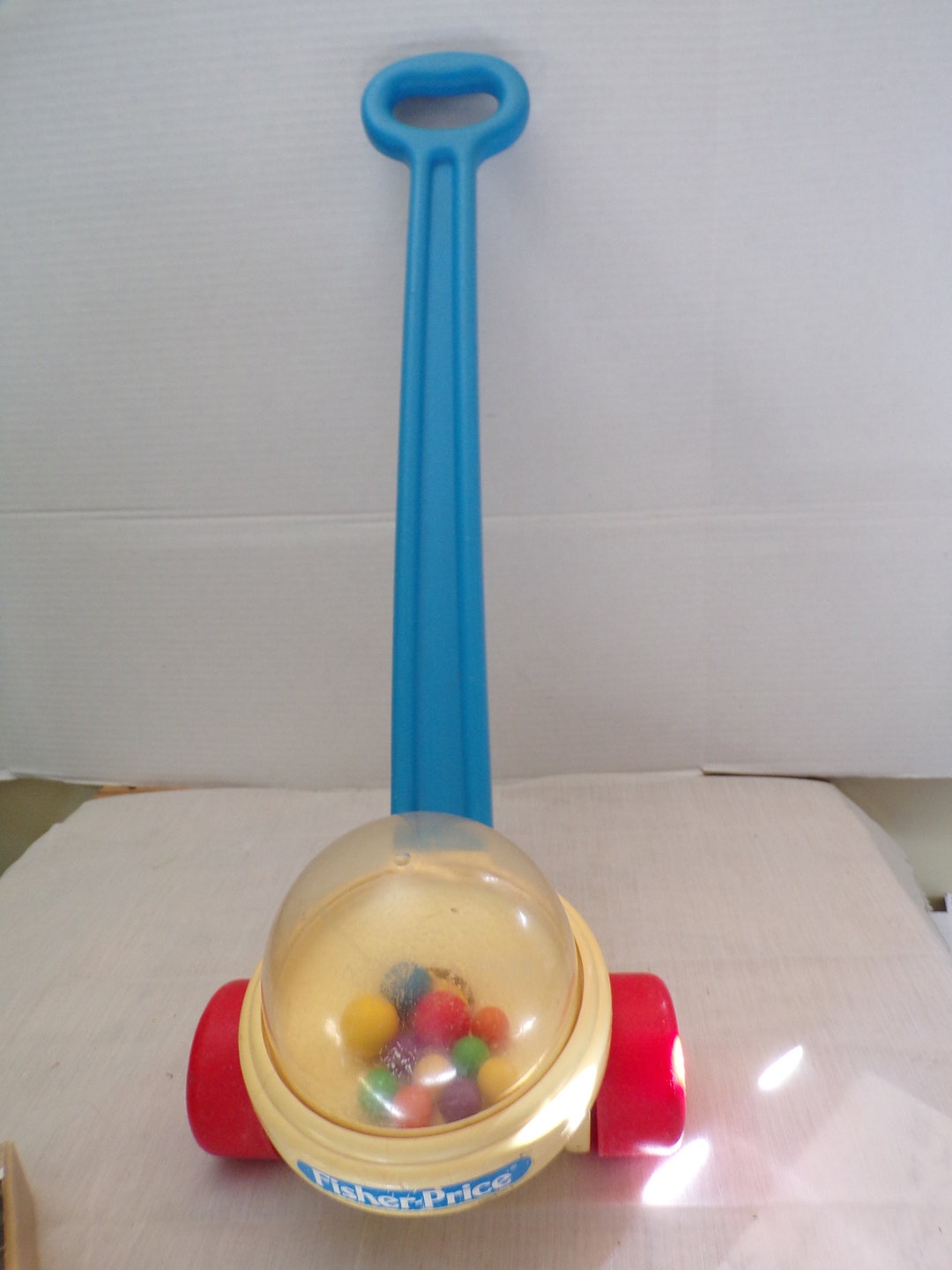Vintage Childs Corn Popper by Fisher Price Children's Push Toddler Toy ...